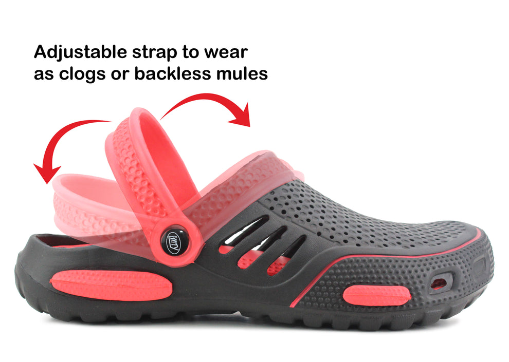 Mens Lightweight EVA Beach Clogs Summer Breathable Kitchen Garden Hosp ...